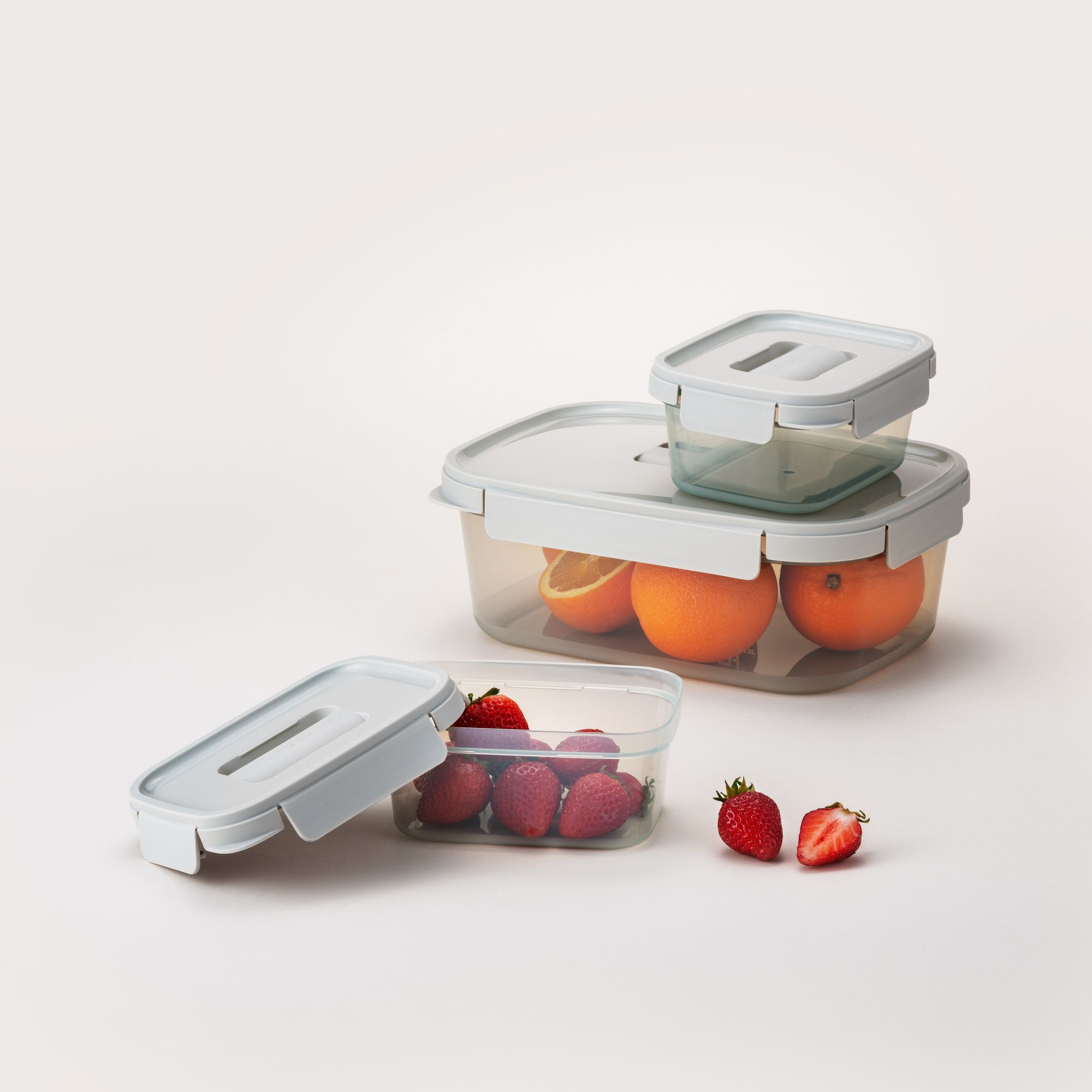 LocknLock Nestopia 3 Piece Set - 500ml / 2.7L